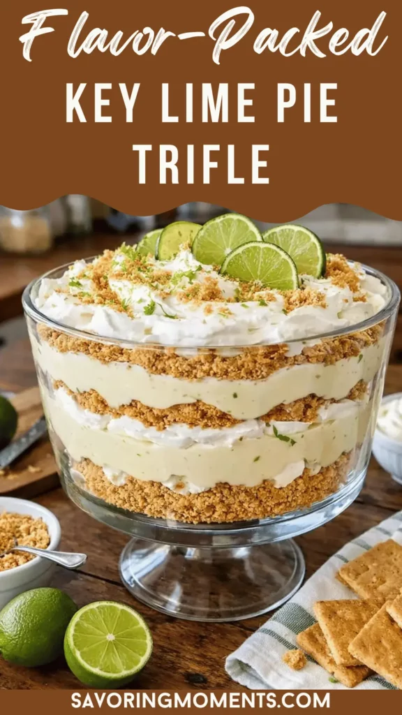 Key Lime Pie Trifle - Savoring Moments